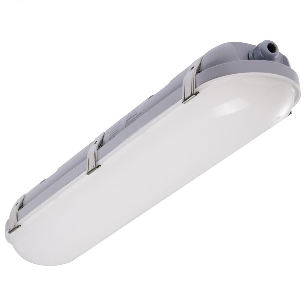 20 Watt LED 2 Foot Linear Vapor Proof Fixture; 3K/4K/5K CCT Selectable ...